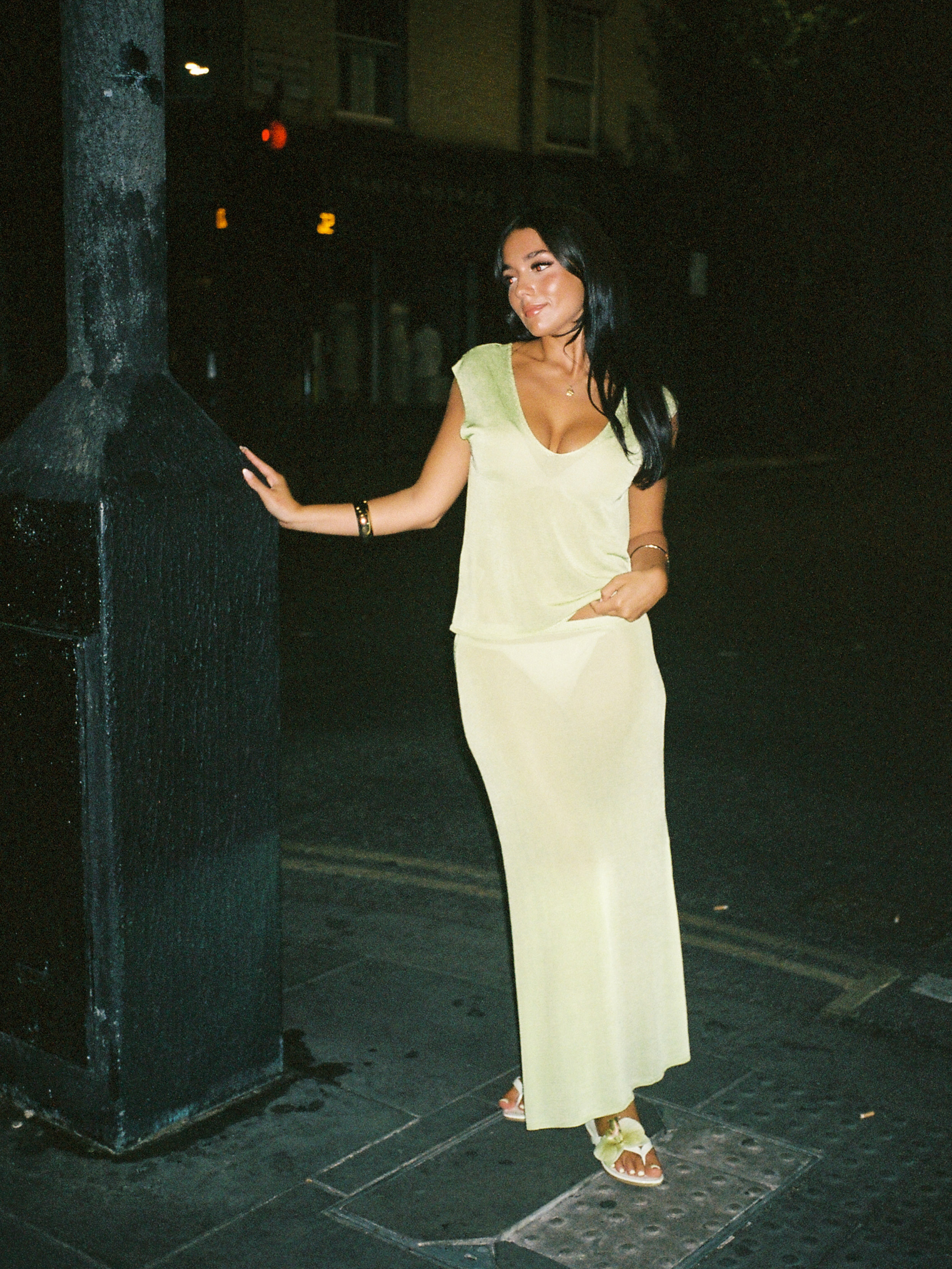 Peridot Skirt Green - Green | Djerf Avenue Peridot Skirt Green - Green | Djerf Avenue