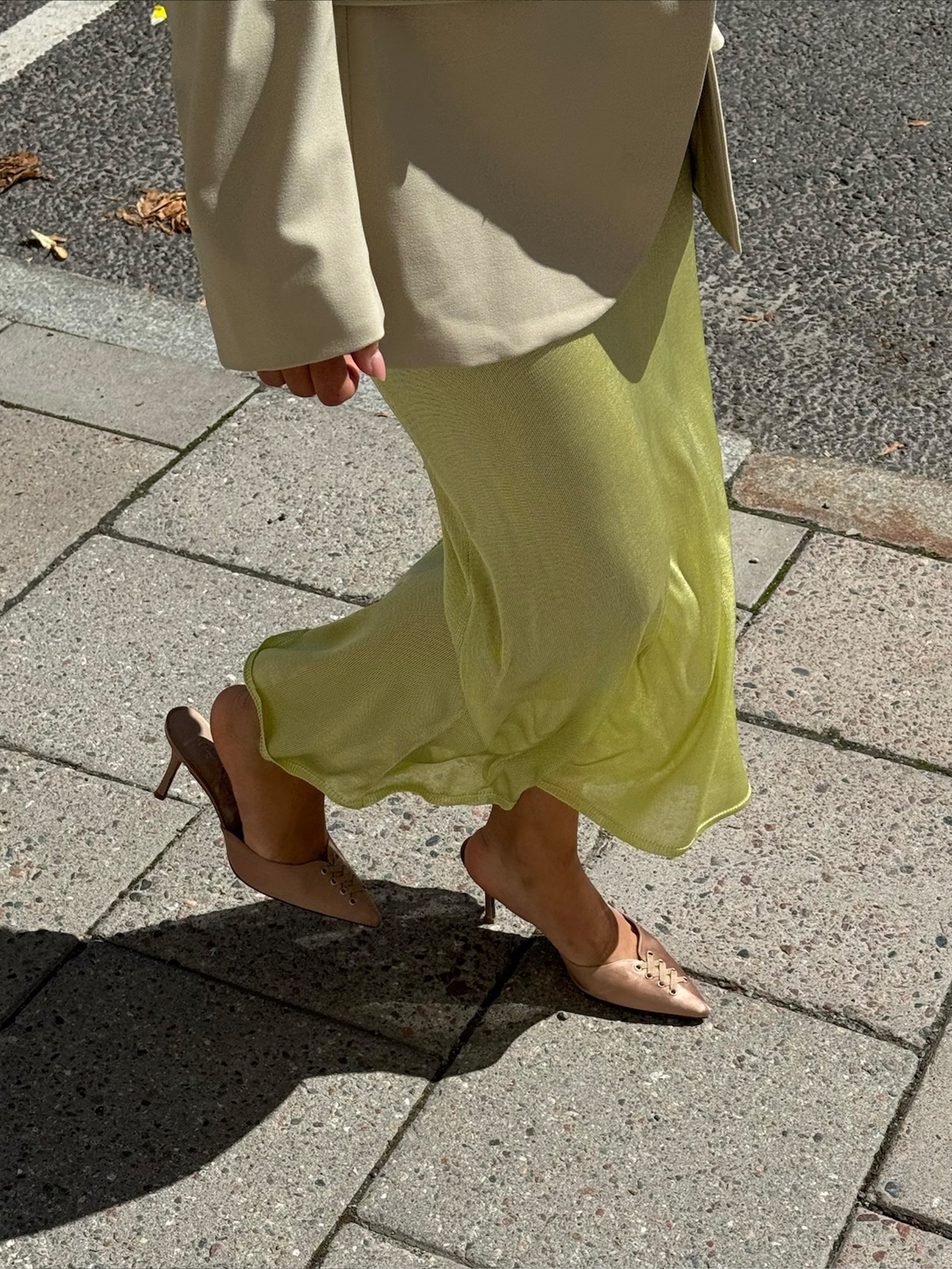 Peridot Skirt Green - Green | Djerf Avenue Peridot Skirt Green - Green | Djerf Avenue