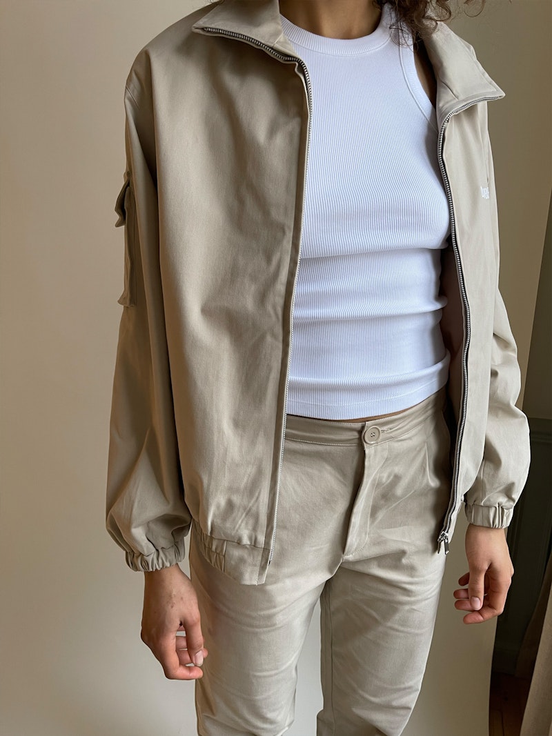 Cotton On The Go Jacket Sand Djerf Avenue Djerf Avenue